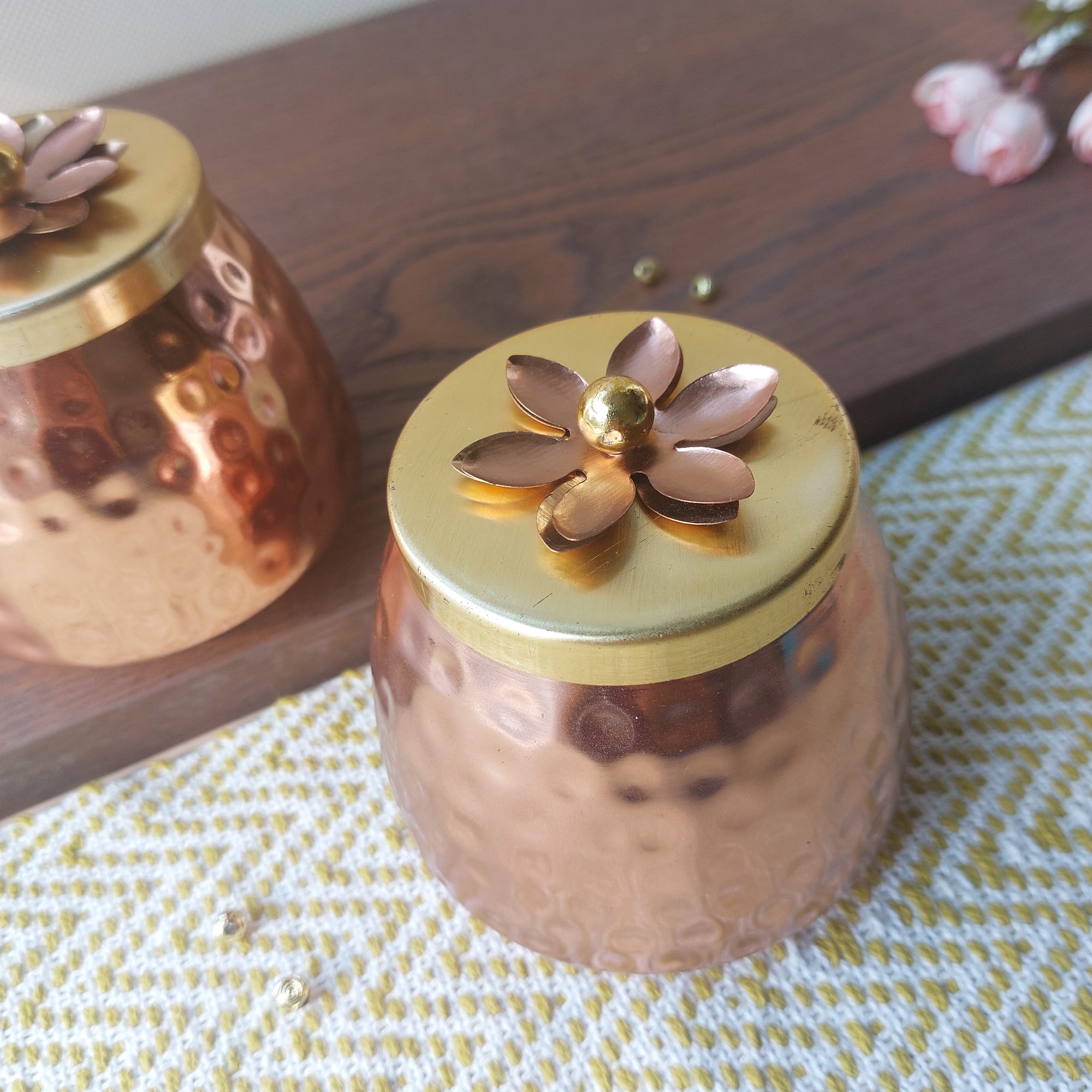 Copper Containers With Lid – Ink N Ivory